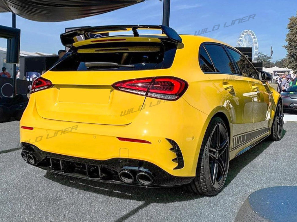 A45 Style Roof Spoiler - Mercedes W177 Hatchback A180 A200 A250 2019 ...