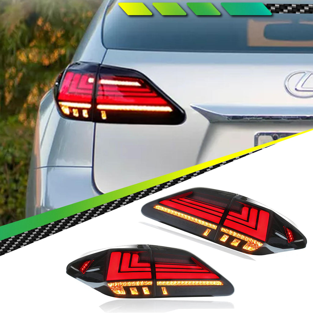 LED Tail Lights Assembly for Lexus RX350 RX450 2009-2015 Rear Lamps Pa ...