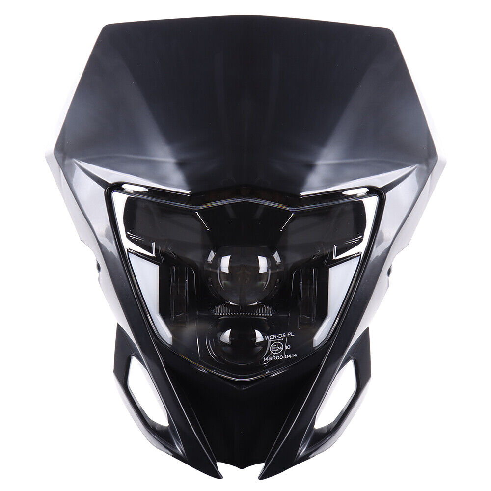 LED Headlight + Black Fairing - For Yamaha WR250F WR450F TTR 250 400 ...