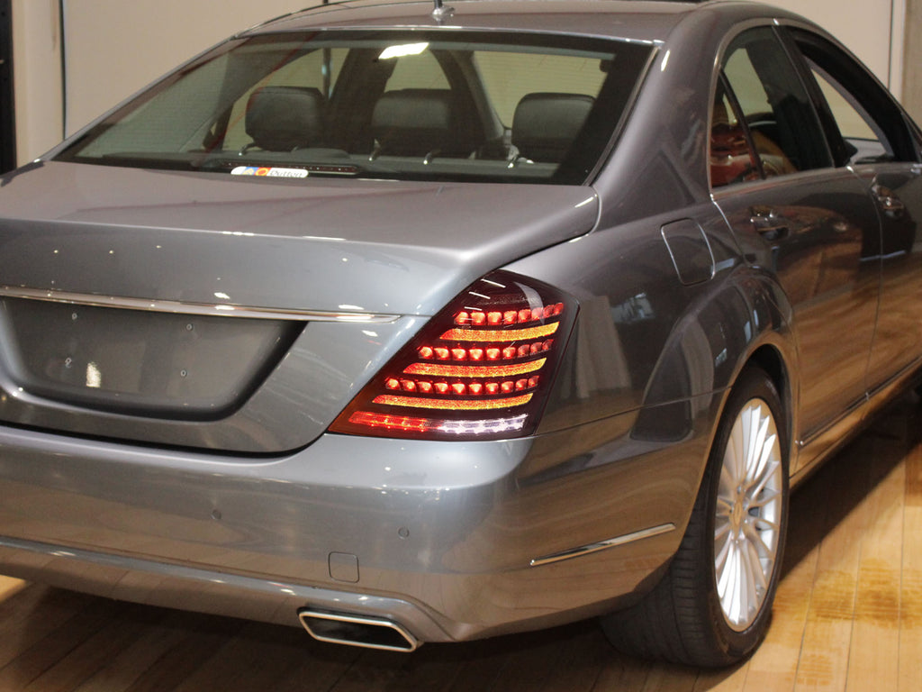 Premium Lightly Tinted LED Tail Lights - for Mercedes W221 2006-2013 ...
