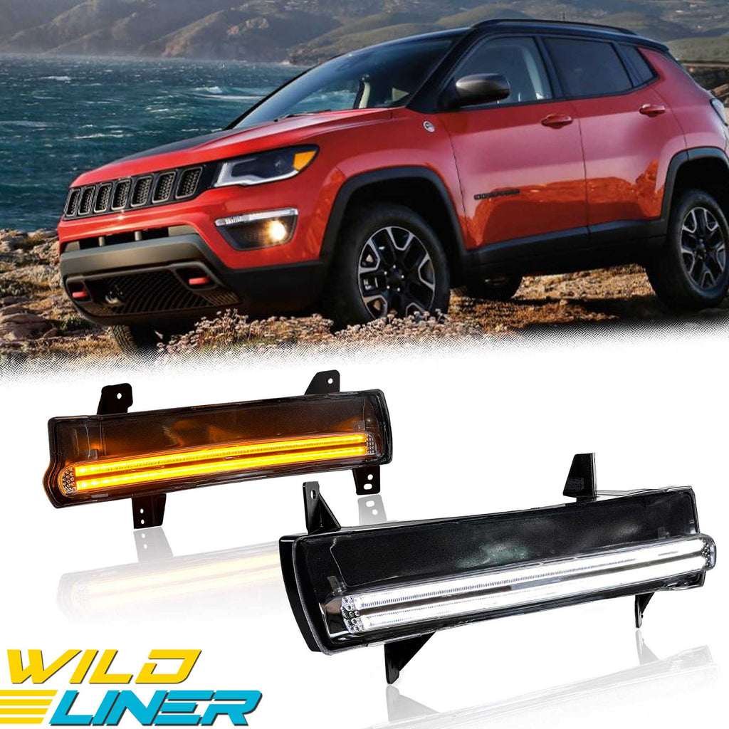 Daytime Running Lights DRL - Jeep Compass 2017-2020 - WildLiner.com