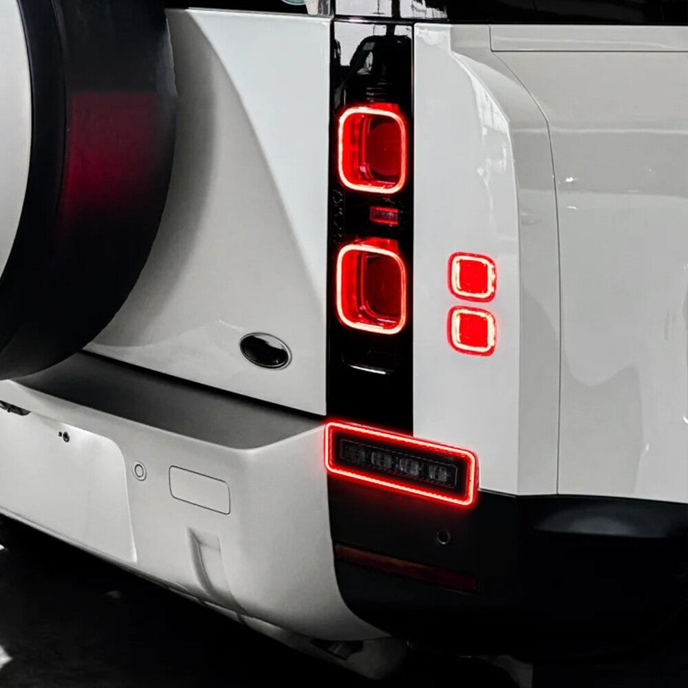 LED Rear Bumper Brake Lights Set - For Land Rover Defender 90 110 130 ...