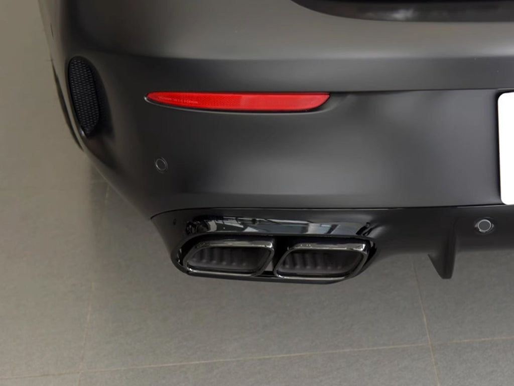 Carbon Fiber Exhaust Tips - Mercedes W205 C63 / C63S AMG 2019-2021 ...