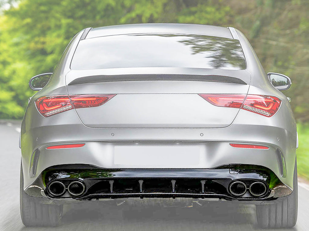 CLA C118/W118 - AMG Rear Diffuser & Exhaust Tips Upgarde - WildLiner.com