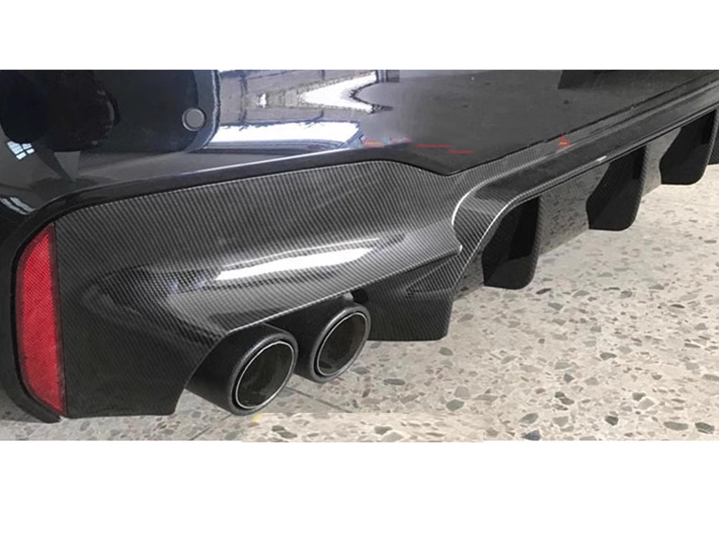 Matte Carbon Twin Exhaust Tips - For BMW G30 / G31 5 Series M-sport ...
