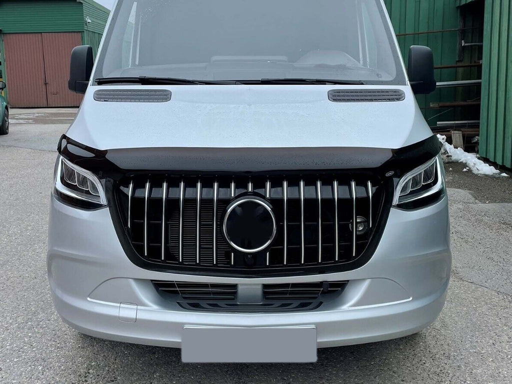 2019+ Mercedes Sprinter W907 W910 - Chrome Front Bumper Grille ...