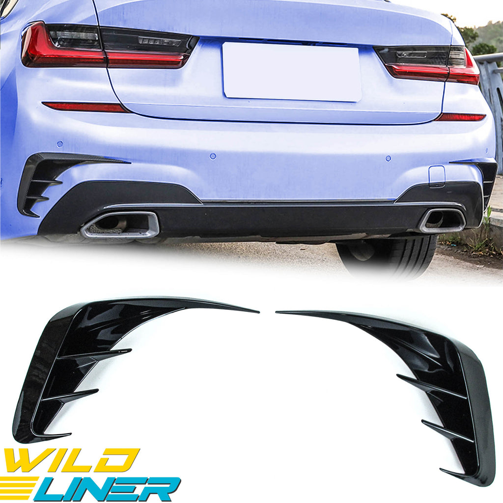 Rear Side Vent Canards - For BMW G20 330i M340i MSport - WildLiner.com