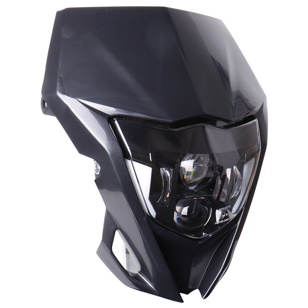 LED Headlight + Black Fairing - For Yamaha WR250F WR450F TTR 250 400 ...