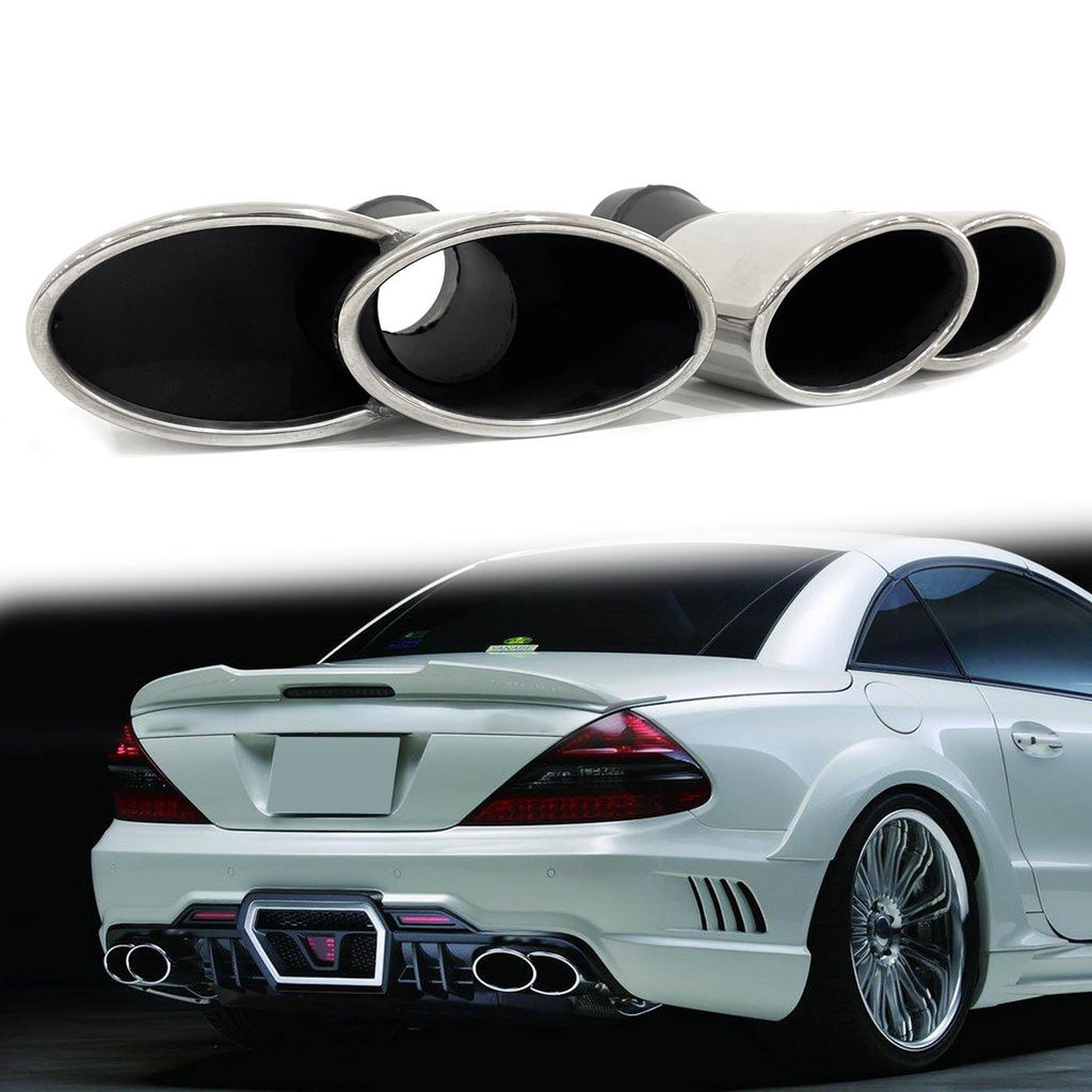 Chrome Exhaust Tips Replacement - WildLiner.com