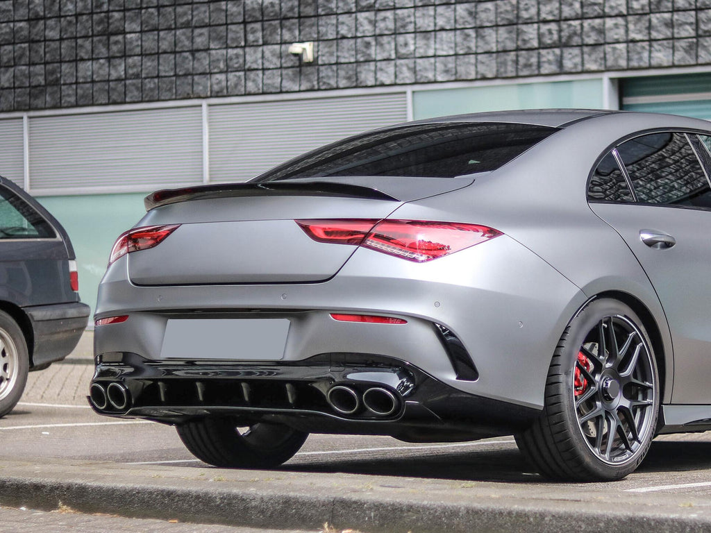 Black Exhaust Tips - C118 CLA35 / A35 / GLA35 / GLB35 AMG - Autunik.com ...