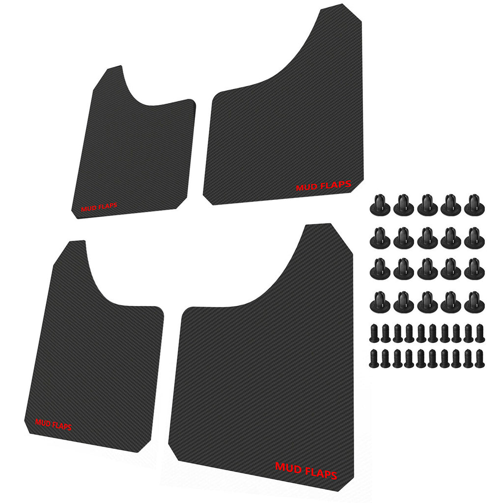 4x Front & Rear Mud Flaps Universal - For Nissan Patrol GU - WildLiner.com