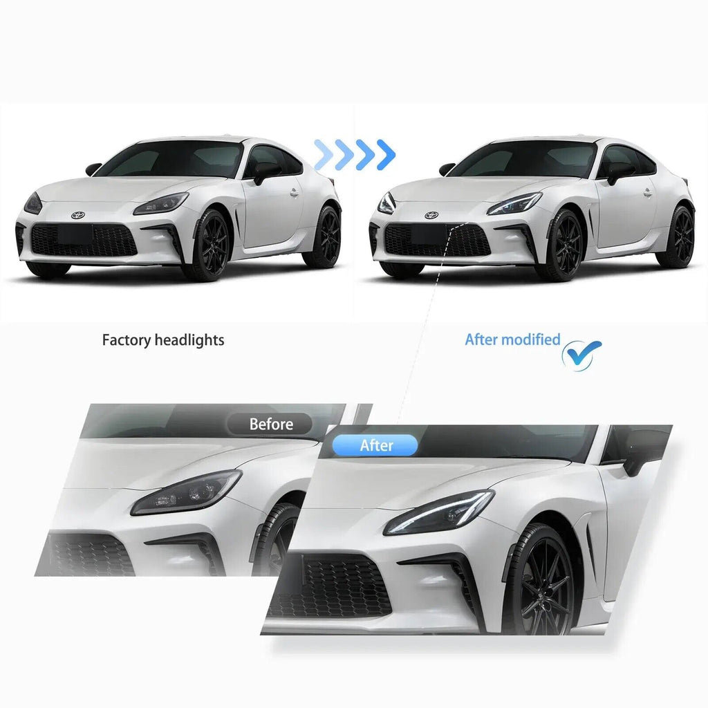 Aftermarket LED Headlight - For Toyota GR86 /Subaru BRZ 2ndGen ZN8/ZD8 ...