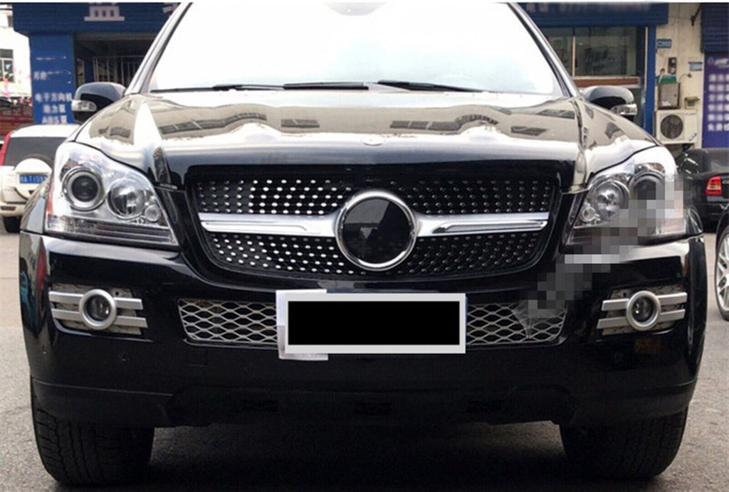 Black Diamond Front Grille - Mercedes X164 GL450 2007-2012 GL350 2010 ...