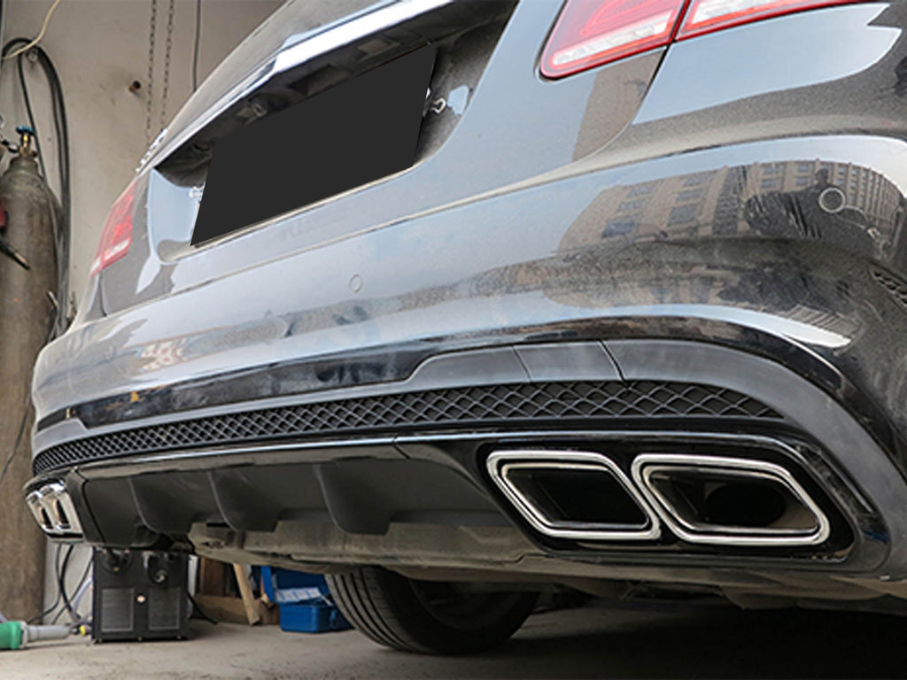 AMG Exhaust Tips Replace - Mercedes W212 W204 W222 S63 S65 CLS63 E63 ...