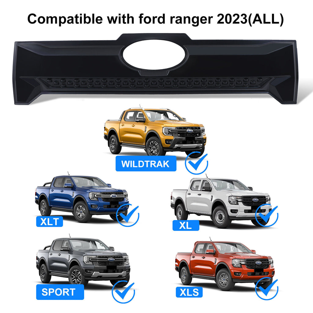 Tailgate Cladding Guard Protector for Ford Ranger PY Next‑Gen 2022‑2025 ...
