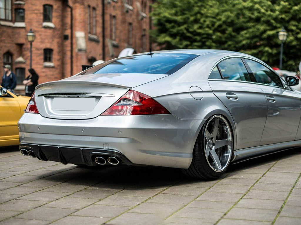 Universal 50mm Inlet Matte Carbon Exhaust Tips - W220 W221 W211 W212 ...