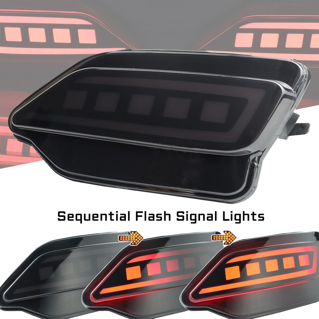 2013-2015 Toyota RAV4 - Rear Bumper Tail Light Red/Smoke - WildLiner.com