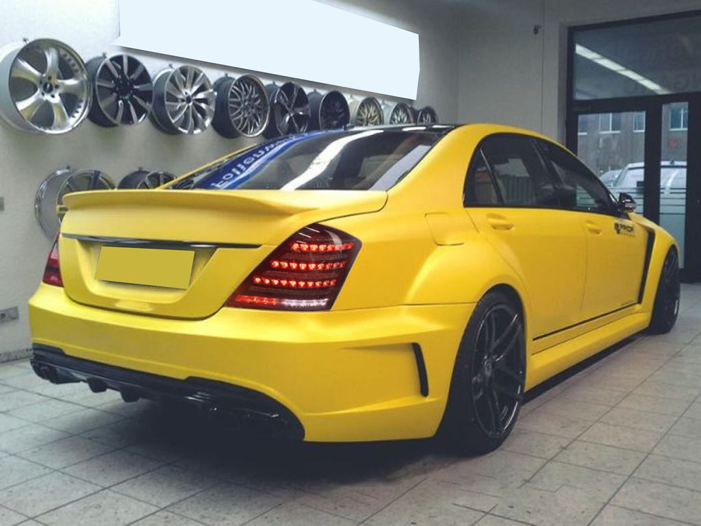 Premium Lightly Tinted LED Tail Lights - for Mercedes W221 2006-2013 ...