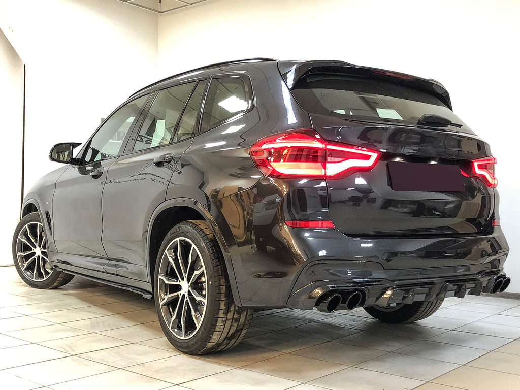 Exhaust Tips Black - for BMW X3 G01 X4 G02 M-Sport 2018-2021 ...