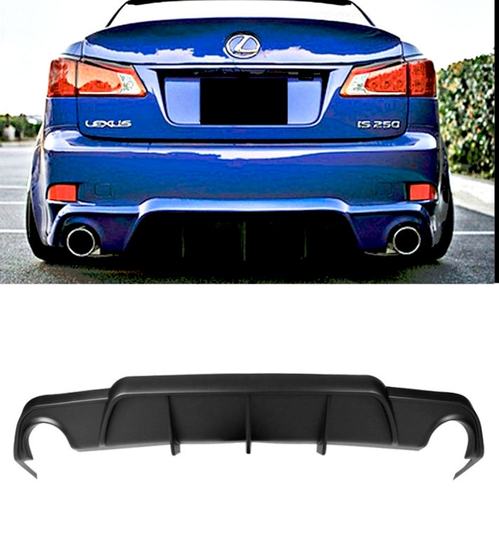Rear Diffuser Lip - Lexus IS250 IS350 2006-2013 - WildLiner.com