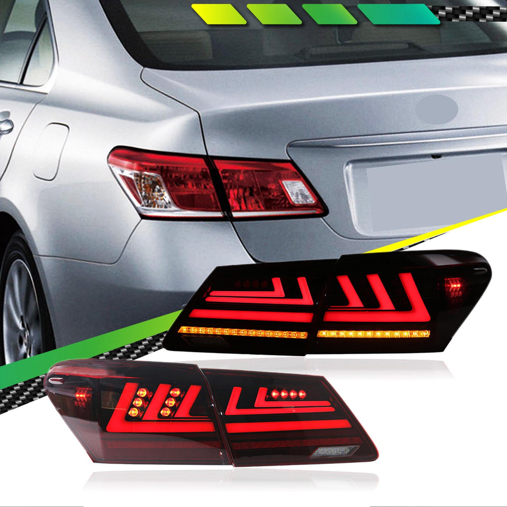 LED Tail Lights Assembly Sequential Animation DRL for Lexus ES350 2007 ...