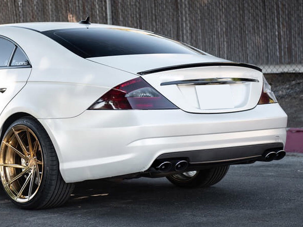 Universal 50mm Inlet Matte Carbon Exhaust Tips - W220 W221 W211 W212 ...