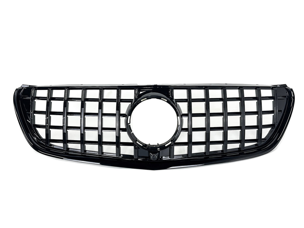 All Black GT-R Front Grill - Mercede V-Class W447 2015-2020 - WildLiner.com