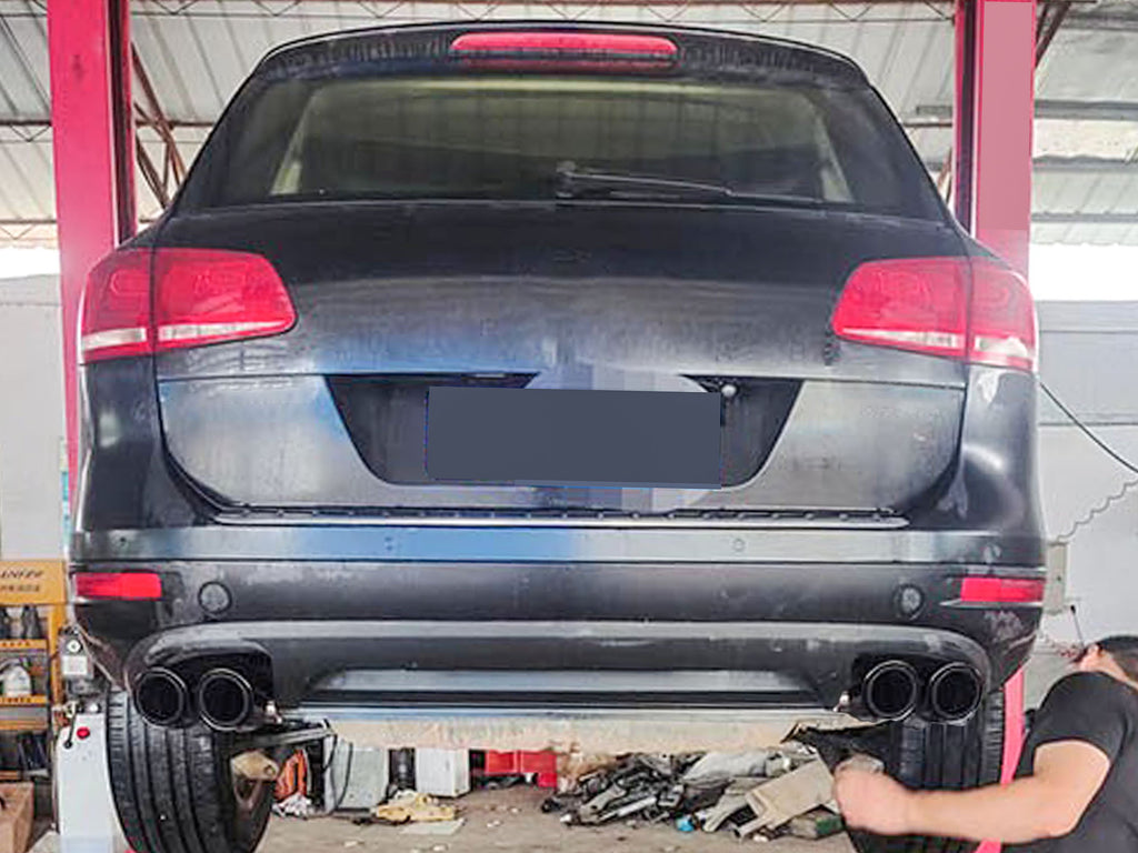 Black Exhaust Tips Replacement - For VW Touareg 2011-2018 - WildLiner.com