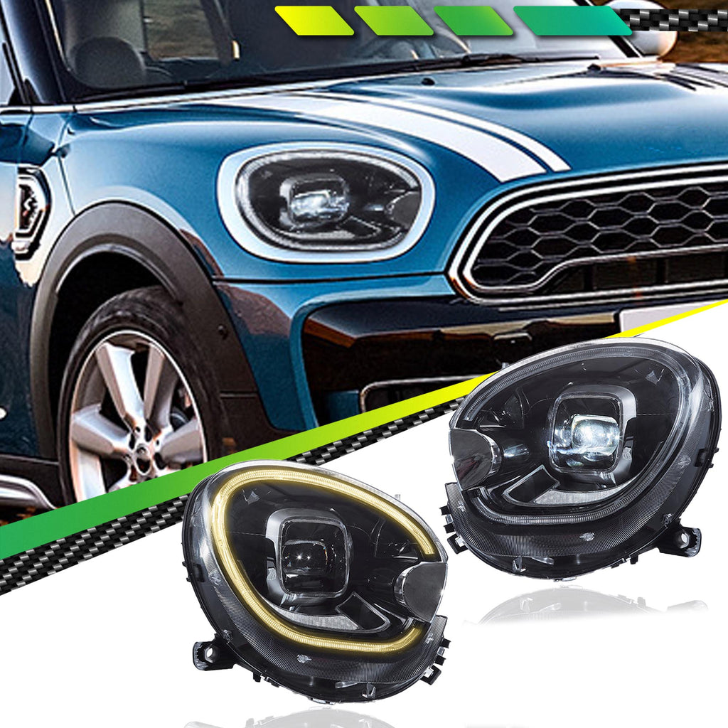 Aftermarket LED Headlight - For Mini Cooper Countryman R60 2010-2016 ...