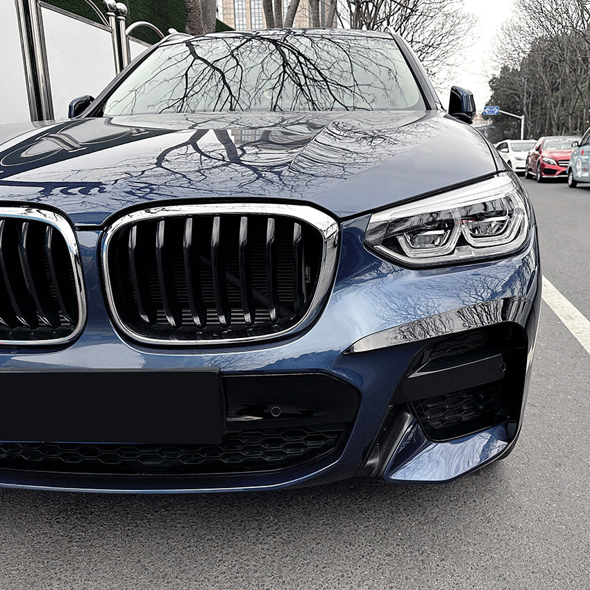 Front Bumper Canards Side Air Vent Trims for BMW X3 G01 X4 G02 2018 ...