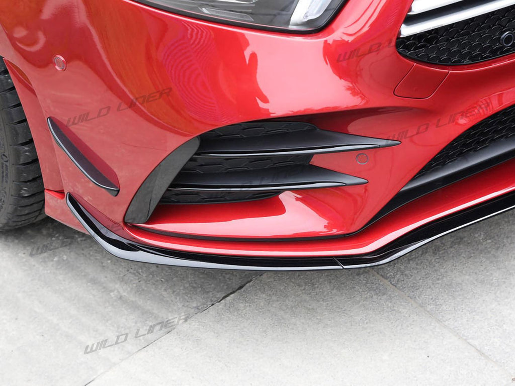 Front Bumper Side Canards - For Mercedes W177 A220 A250 A35 AMG ...